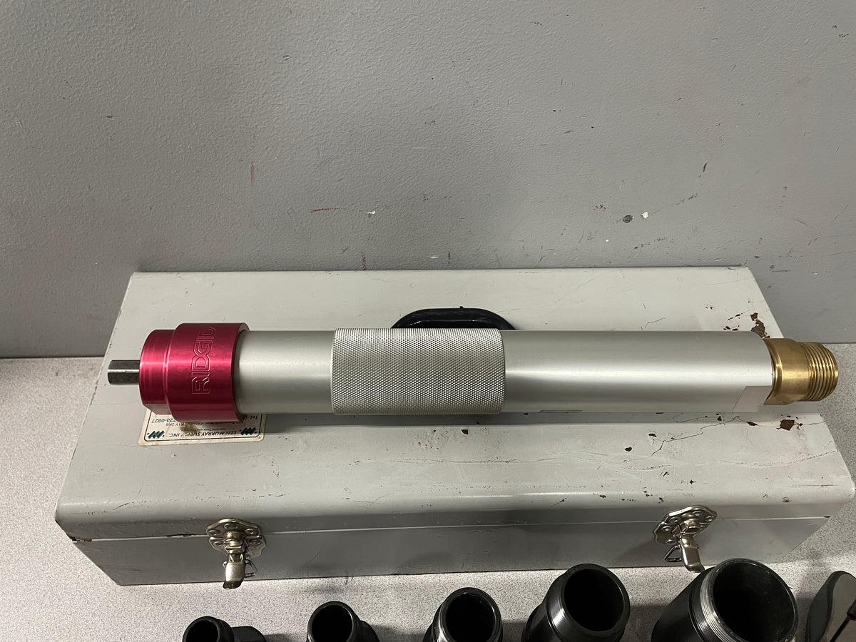 Used RIDGID 75992 RT3422 Tapping Tool w- 3/4" - 2" NPT Set Hot Tapping ...