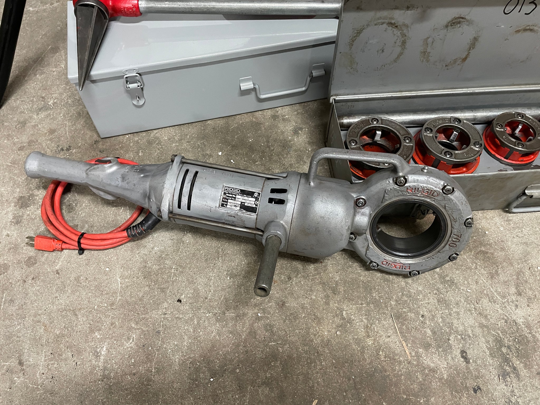 Used ridgid 700 pipe threader for sale store