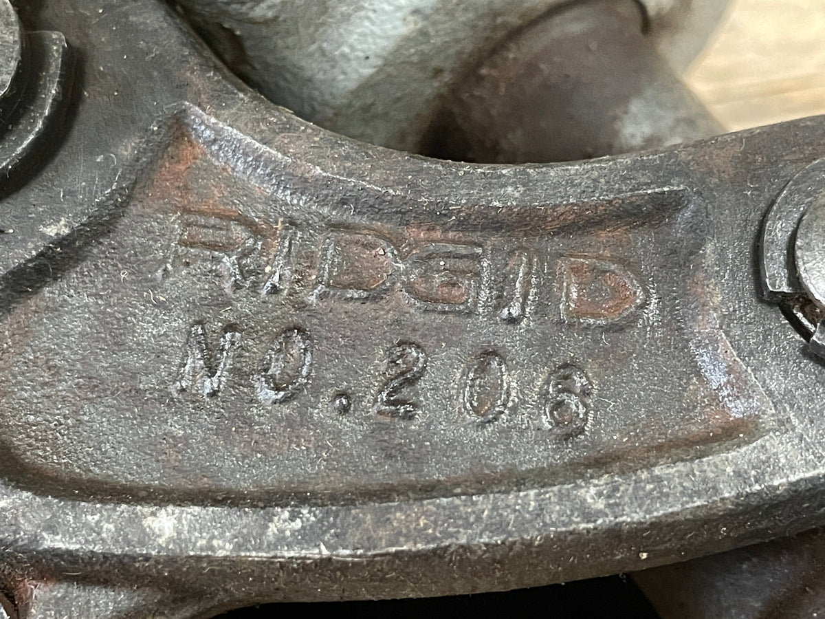 Used RIDGID 206 Soil Pipe Cutter – Benchmark Ltd.