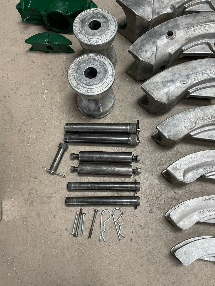 Greenlee 884 885 Hydraulic Bender 1 1/4" to 4" Rigid Pipe 960 Pump ...