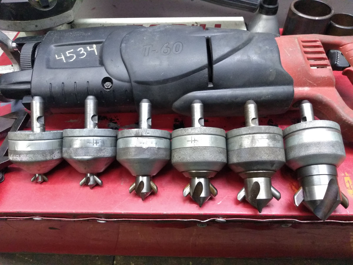 Used T-Drill T-60 Tee Forming Machine Copper Pipe Nothcher – Benchmark Ltd.